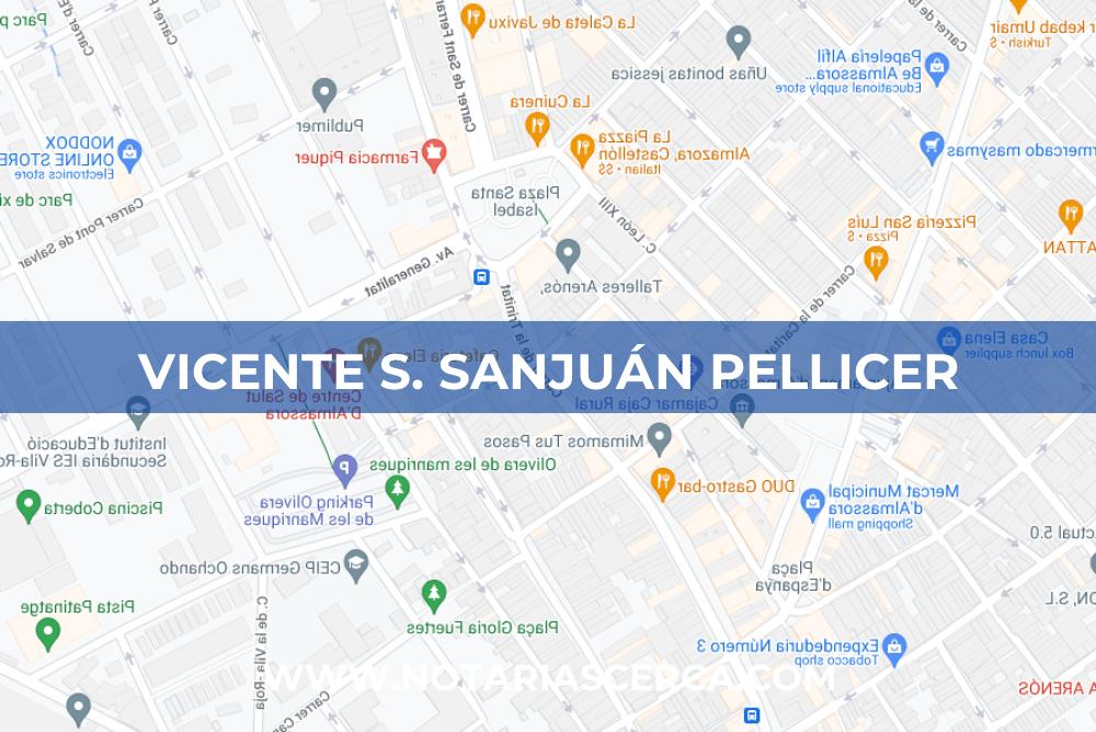 Notaría Vicente S. Sanjuán Pellicer (Almazora)